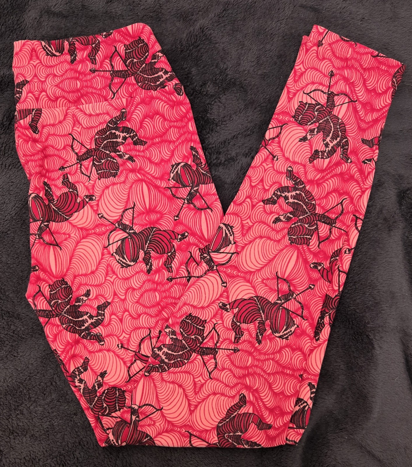 LuLaRoe BRAND New OS One Size PINK Cupid Valentines Day Leggings | eBay