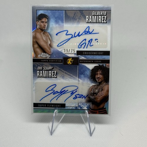 2024 Topps Chrome Boxing Gilberto Ramirez & John “Scrappy” Ramirez Dual ...