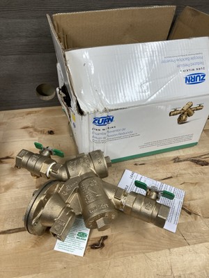 Zurn Wilkins 1-975XL2 1" Reduced Pressure Zone Backflow Preventer Lead ...