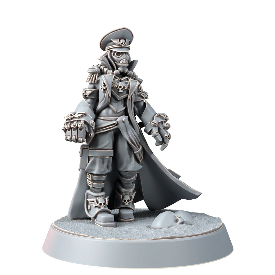 IMPERIAL FEMALE COMMISSAR WITH FISTS OF POWER | eBay