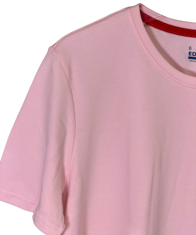 Basic Editions Relaxed Fit Short Sleeve T-Shirt Pink Size XL | eBay