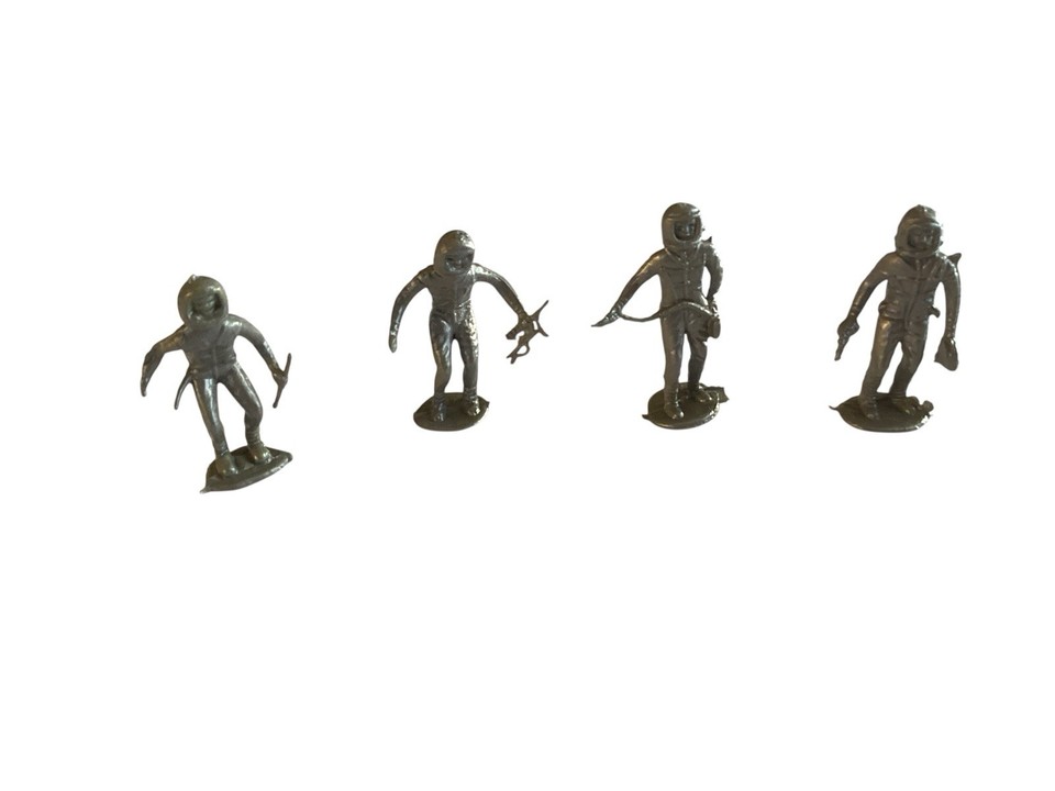 1950S Mini Figure Gray Plastic Space Fighters Marked Hong Kong | eBay