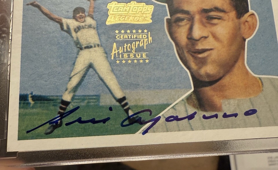 2002 Topps Team Legends Luis Aparicio Rookie Reprint On Card Auto 💎 | eBay