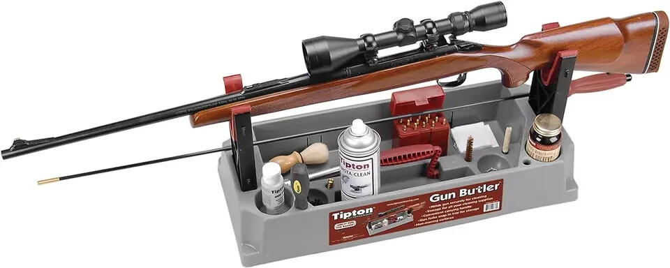 Gun Cleaning Station Vise Rifle Gunsmithing Tool Bench Shotgun Kit Rest ...