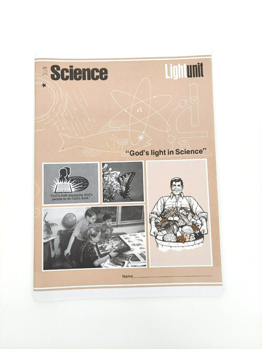 New Christian Light Education Science 3 Student Book Light Unit 309 CLE ...