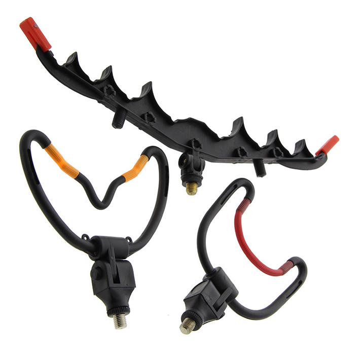 Feeder Fishing Chair Arm Accessories Pack With Rod Rests Pole Rest ...