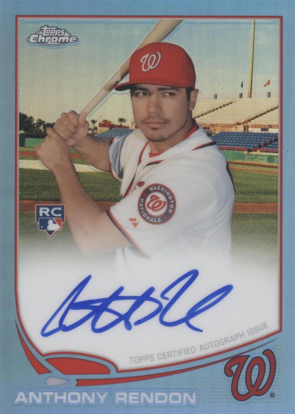 2013 Topps Chrome - Anthony Rendon #128 Rookie Autographs Blue ...