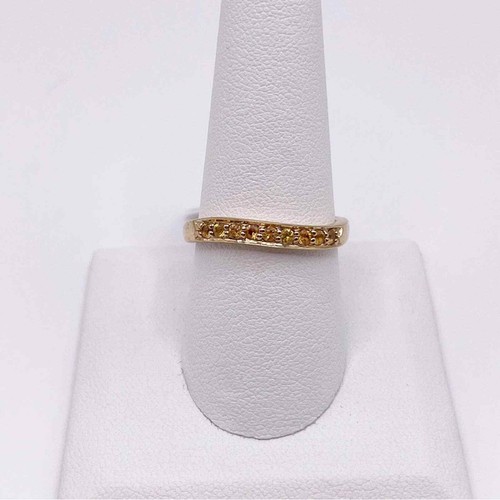 JTV Cubic Zirconia Gold Band Ring over Sterling Silver | eBay