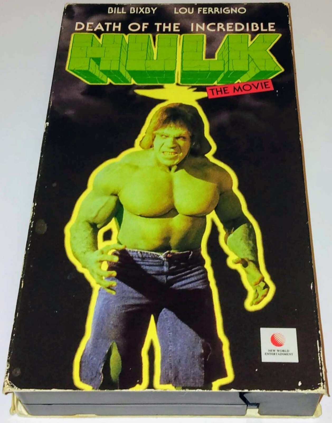 Death of the Incredible Hulk: The Movie VHS Tape 1992 Lou Ferrigno ...