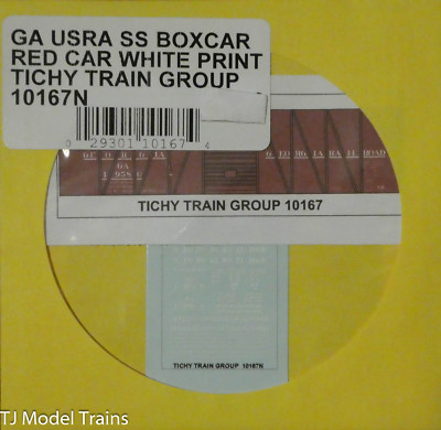 Tichy Train Group N #10167N GA USRA SS Boxcar (Red Car/ White Print ...