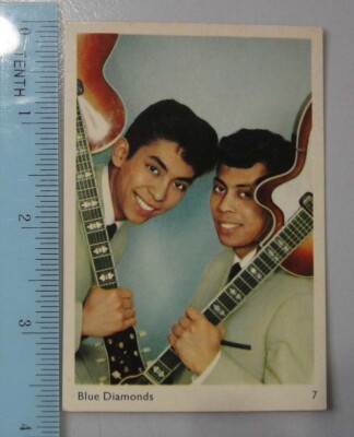 Vintage Asian Trading Collector Cards Singer - BLUE DIAMONDS #7 | eBay