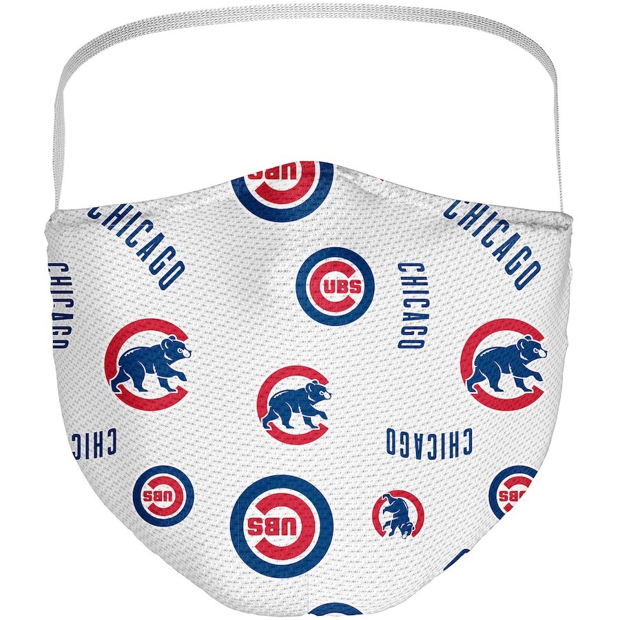 Chicago Cubs Fanatics - Adult - All Over Logo Face Covering 3-Pack ...