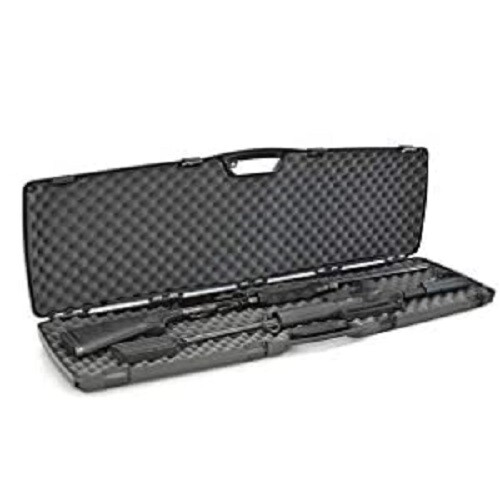 Rifle Hard Case Hunting Gun Storage Double Scoped Shotgun Case Solid ...