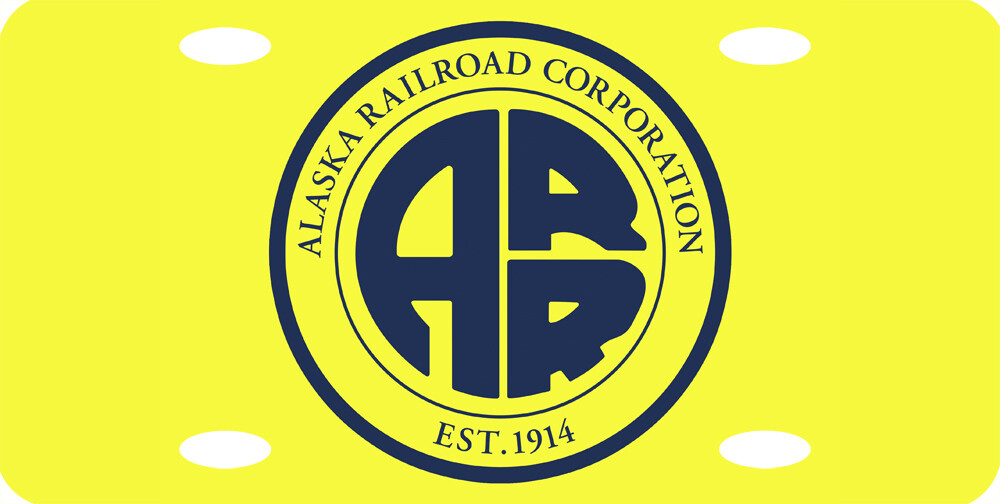 Alaska Railroad Logo Train License Plate | eBay