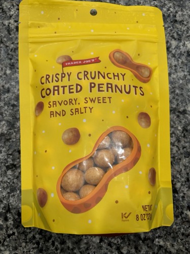 Trader Joe’s Crispy crunchy Coated peanuts Savory, sweet and salty (8oz ...