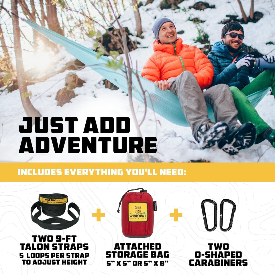 Wise Owl Outfitters Camping Hammock - Portable Hammock, Camping ...