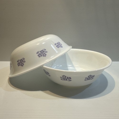 2 X Corelle Corningware FORGET ME NOT Bowls - soup/cereal 16cm ...