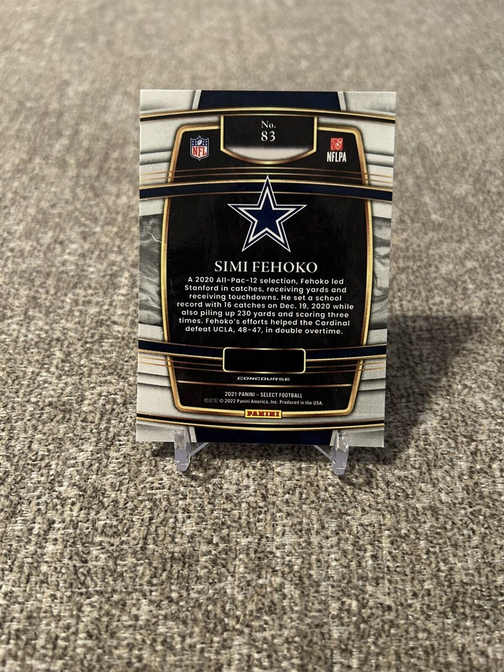 2021 Panini Select Football Concourse #83 Simi Fehoko ROOKIE CARD RC | eBay