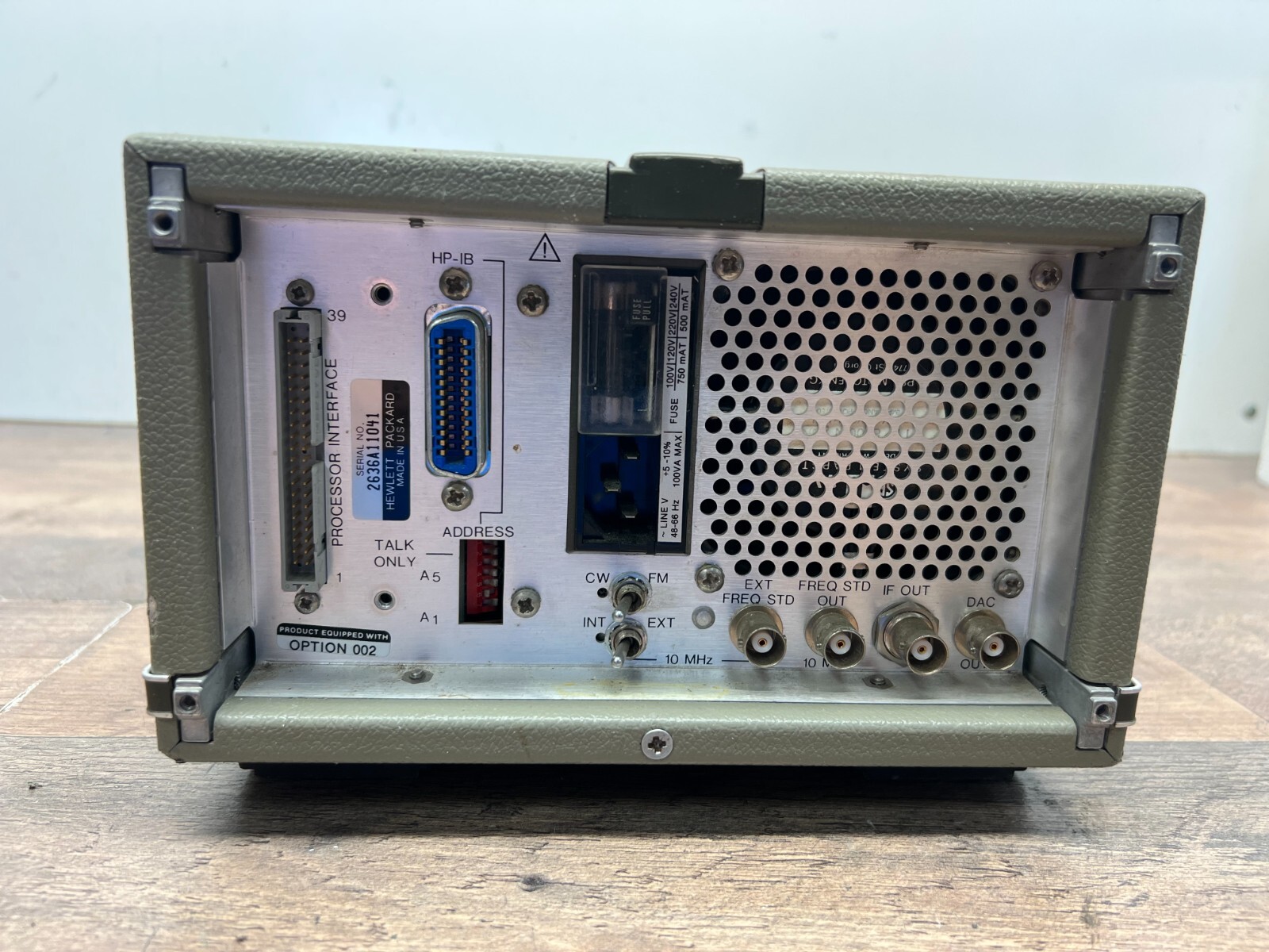 HP Agilent 5342A Microwave Frequency Counter OPT 002 | eBay