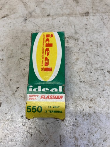 NOS Ideal Heavy Duty Flasher 550 12V 3 Terminal | eBay