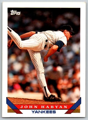 1993 TOPPS JOHN HABYAN NEW YORK YANKEES #86 | eBay