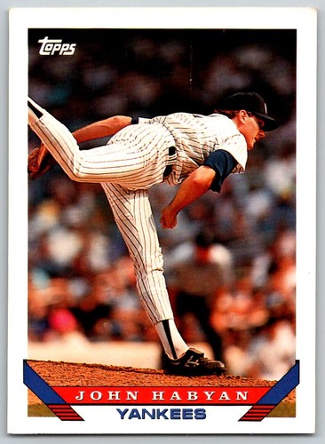 1993 TOPPS JOHN HABYAN NEW YORK YANKEES #86 | eBay