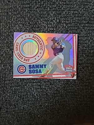 2005 Topps Pack Wars Baseball Sammy Sosa Bat Relic - SC7978 | eBay