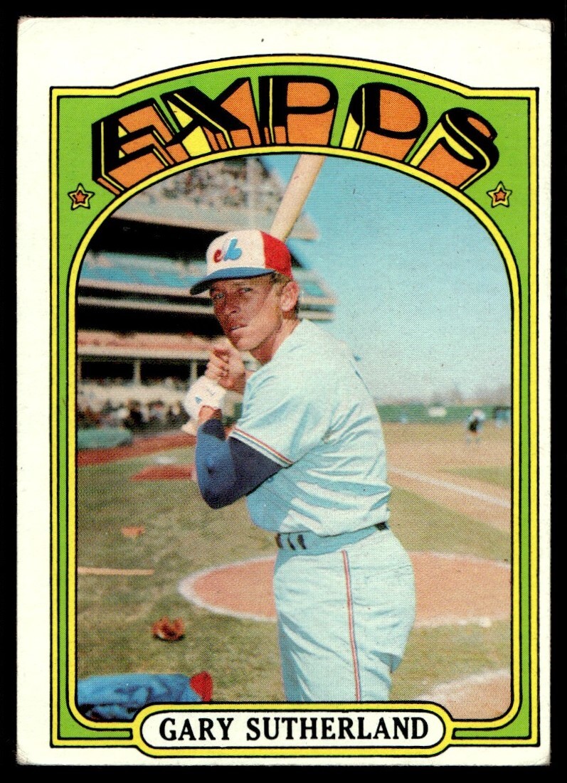 1972 Topps Gary Sutherland Montreal Expos #211 | eBay