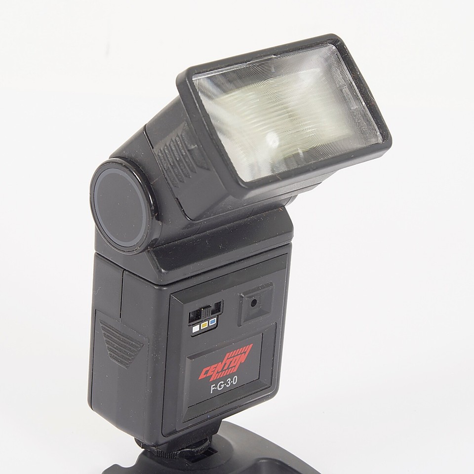 CENTRON FG 30 BOUNCE/SWIVEL/TILT/ ZOOM FLASH GUN - TESTED | eBay