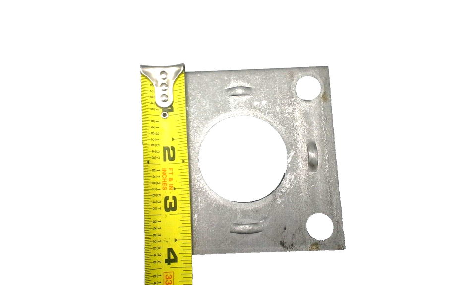 TWO 3500# Axle Trailer Brake Backing Plate Mount Flanges fits 1.75 ...