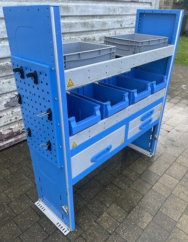 VAN RACKING SHELVING DRAWERS DRAWS LIN BINS BRISTOR BOTT SORTIMO TEVO ...