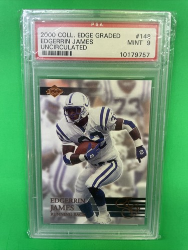 2000 Collectors Edge Graded Edgerrin James Uncirculated /5000 PSA 9 ...