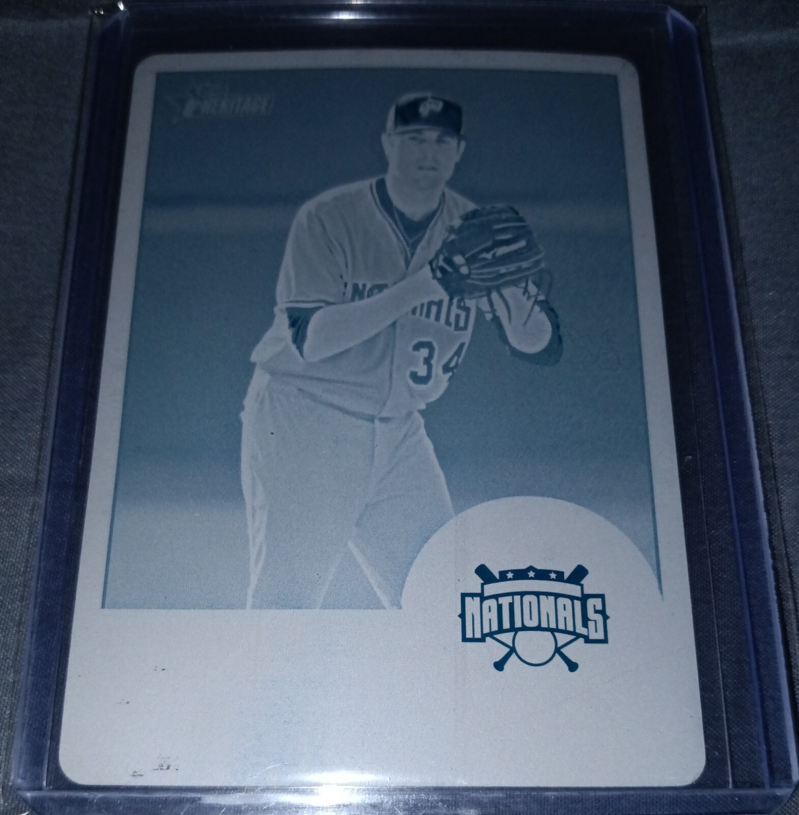 Robbie Ray 2012 Topps Heritage Minor League Cyan Printing Plate #1/1 | eBay