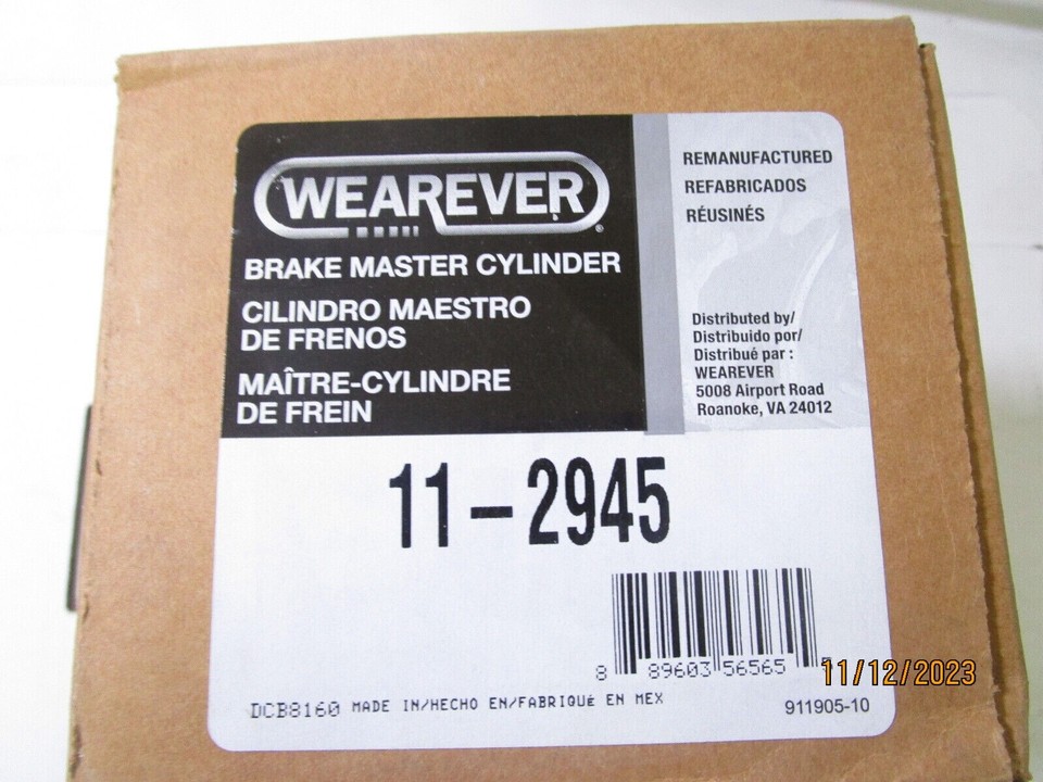 Brake Master Cylinder-4-Wheel ABS Wearever 11-2945 Reman fit 98-99 ...