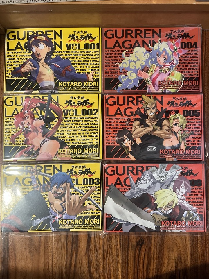 Gurren Lagann Manga 1-6 Complete w/ Posters Pristine Condition | eBay