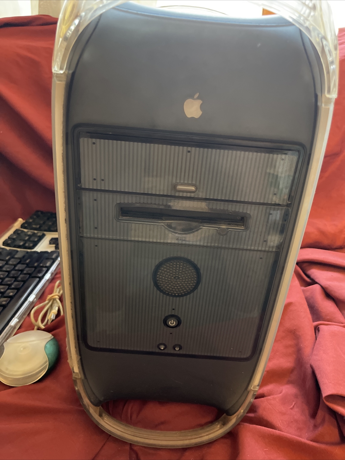 Apple Power Mac G4 Desktop Computer 400MHz W/ Keyboard & Mouse Working ...