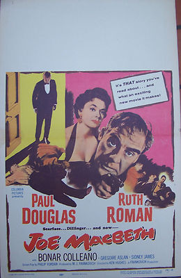 JOE MACBETH ,Paul Douglas ,Ruth Roman, Window Card | eBay