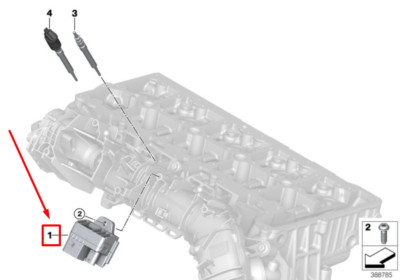 NEW BMW X1 F48 PREHEATING CONTROL UNIT 8473750 12218473750 ORIGINAL NO ...