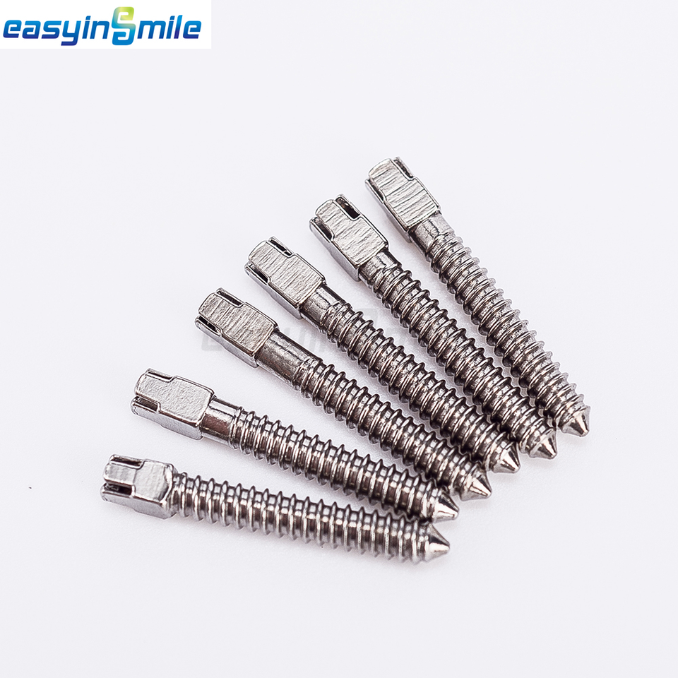 120pcs/kit Dental Screw Post Completed Kit Silver/Gold Plated Endo ...