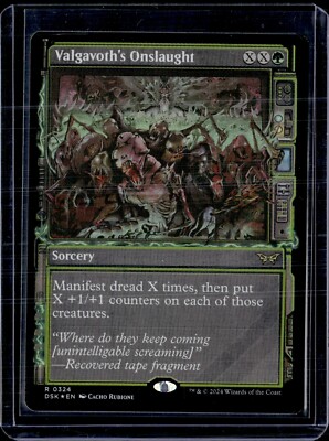 Valgavoth's Onslaught - 324 - Foil - DSK - NM - MTG Magic the Gathering ...