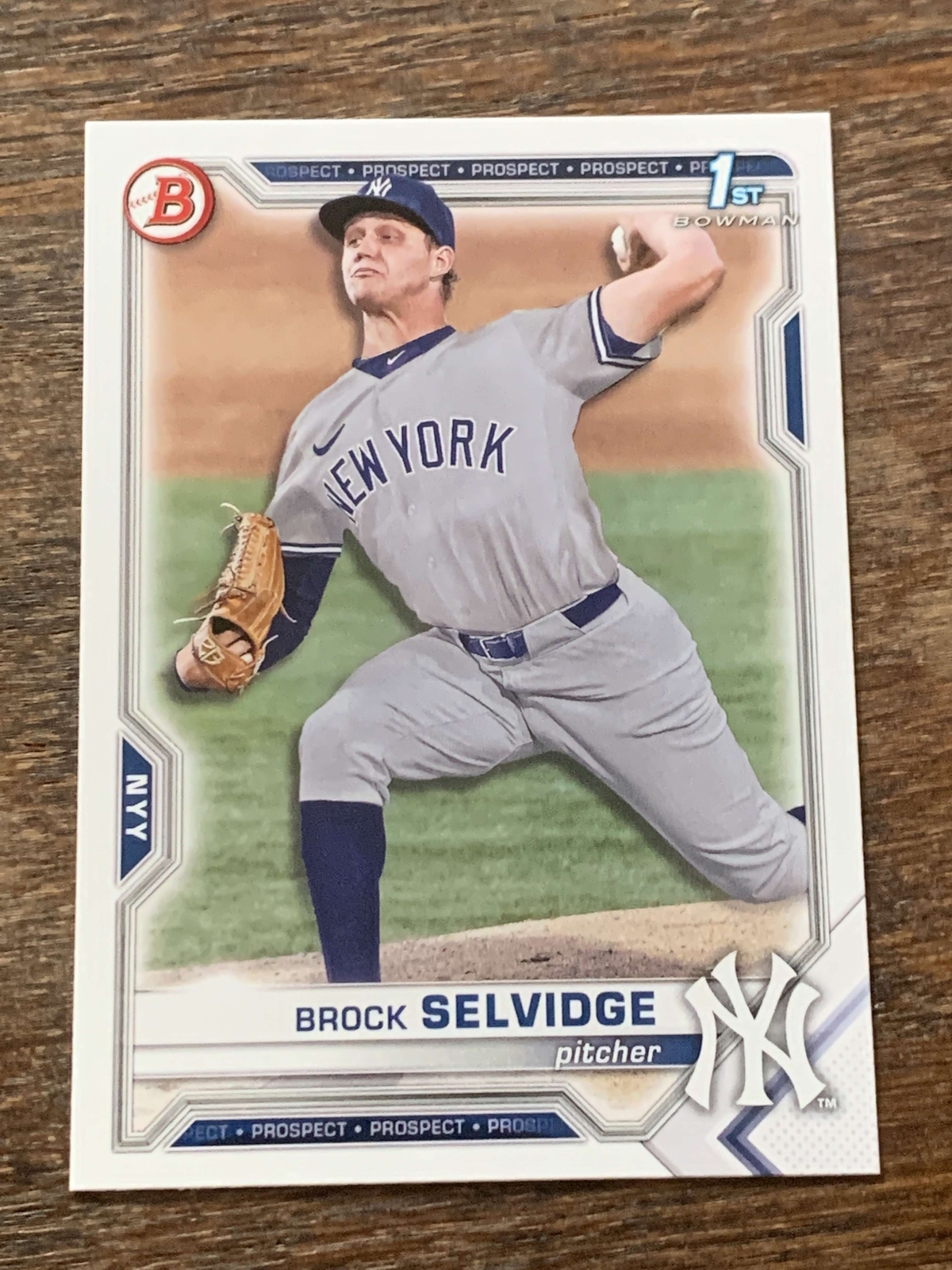 2021 Bowman Draft Brock Selvidge 1st Paper #BD-24 New York Yankees | eBay