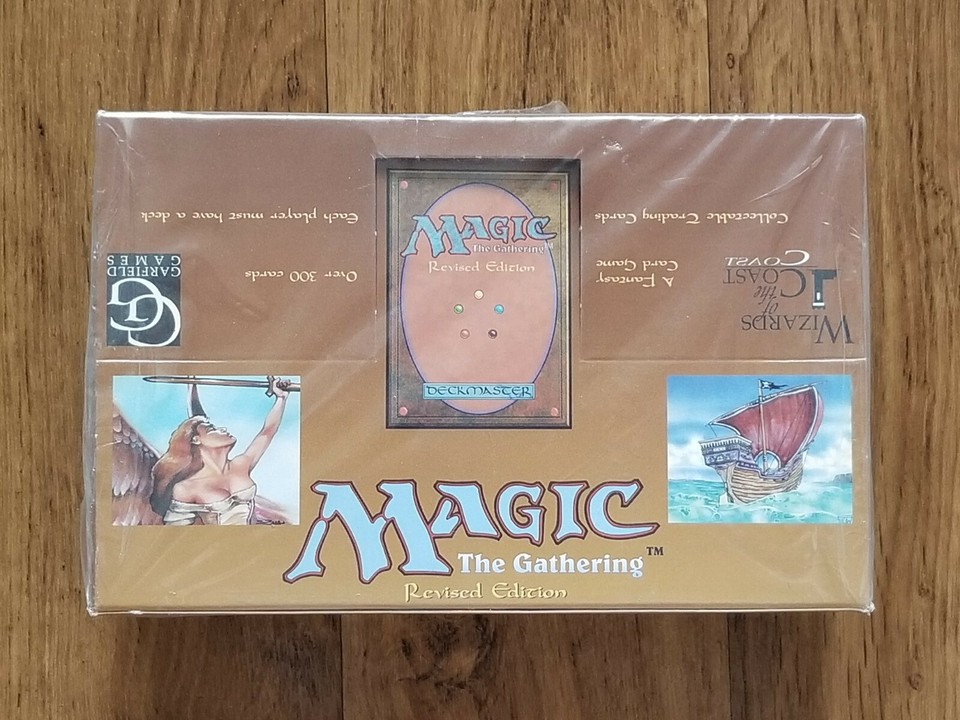 Magic The Gathering MTG Revised 3rd Edition Factory Sealed Box 36 ...