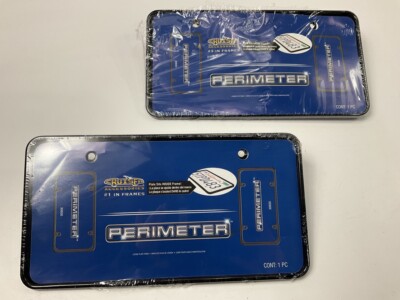 (2) Cruiser 30650 Perimeter License Plate Frames, Black | eBay