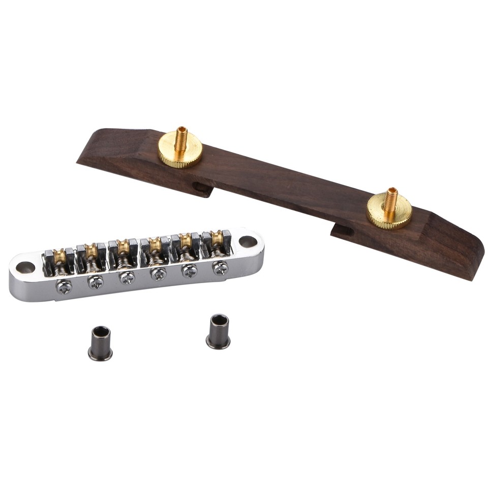 Guitar Bridge Instrument Decor Copper Bridge Roller Saddles Archtop ...