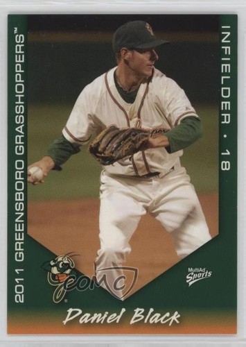 2011 MultiAd Sports Greensboro Grasshoppers Danny Black Daniel Black ...
