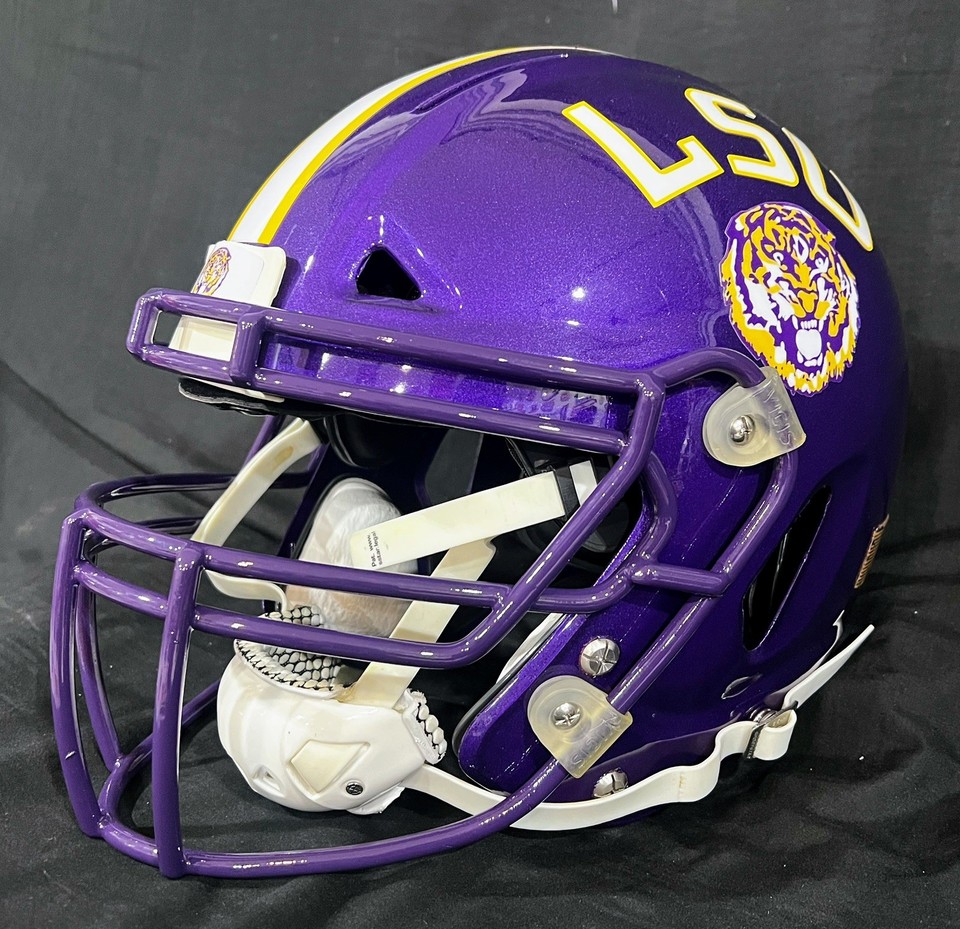 LSU Tigers VICIS full size used Football Helmet!! WOW | eBay