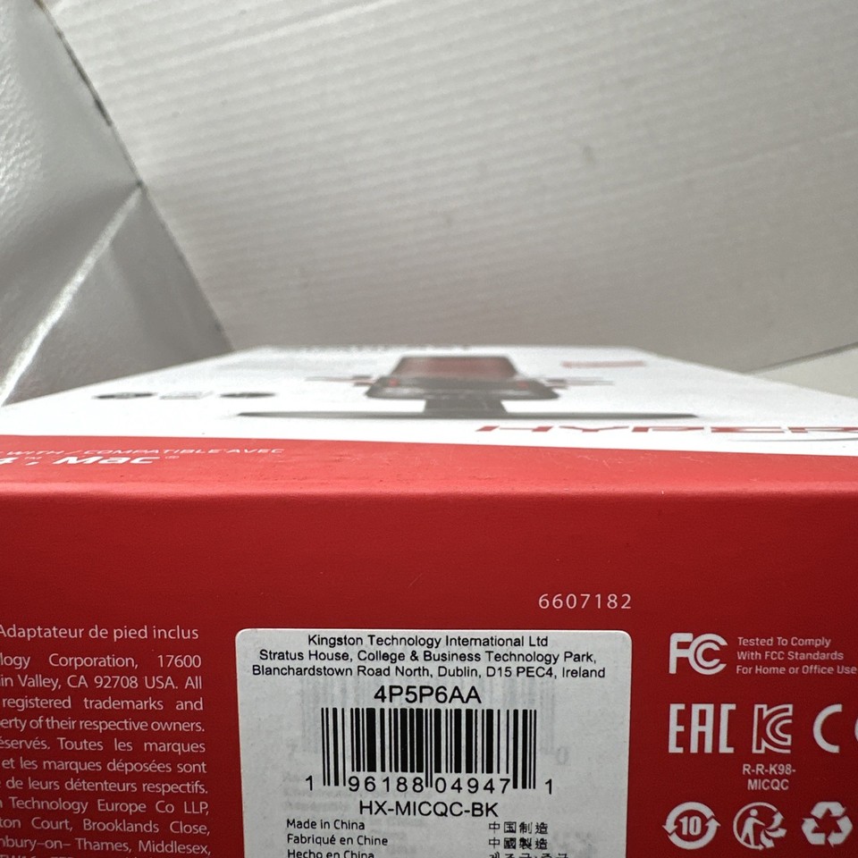 HyperX QUADCAST USB Microphone w/ Anti-Vibration Shock Mount 4P5P6AA ...