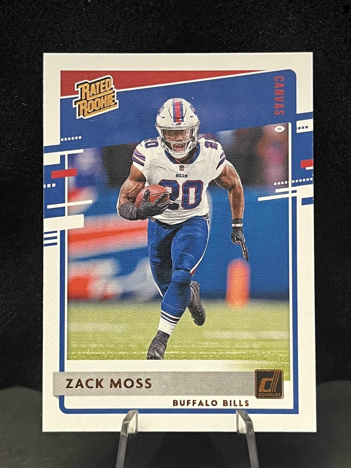 Zack Moss 2020 Panini Donruss Canvas Rated Rookie RC #330 | eBay