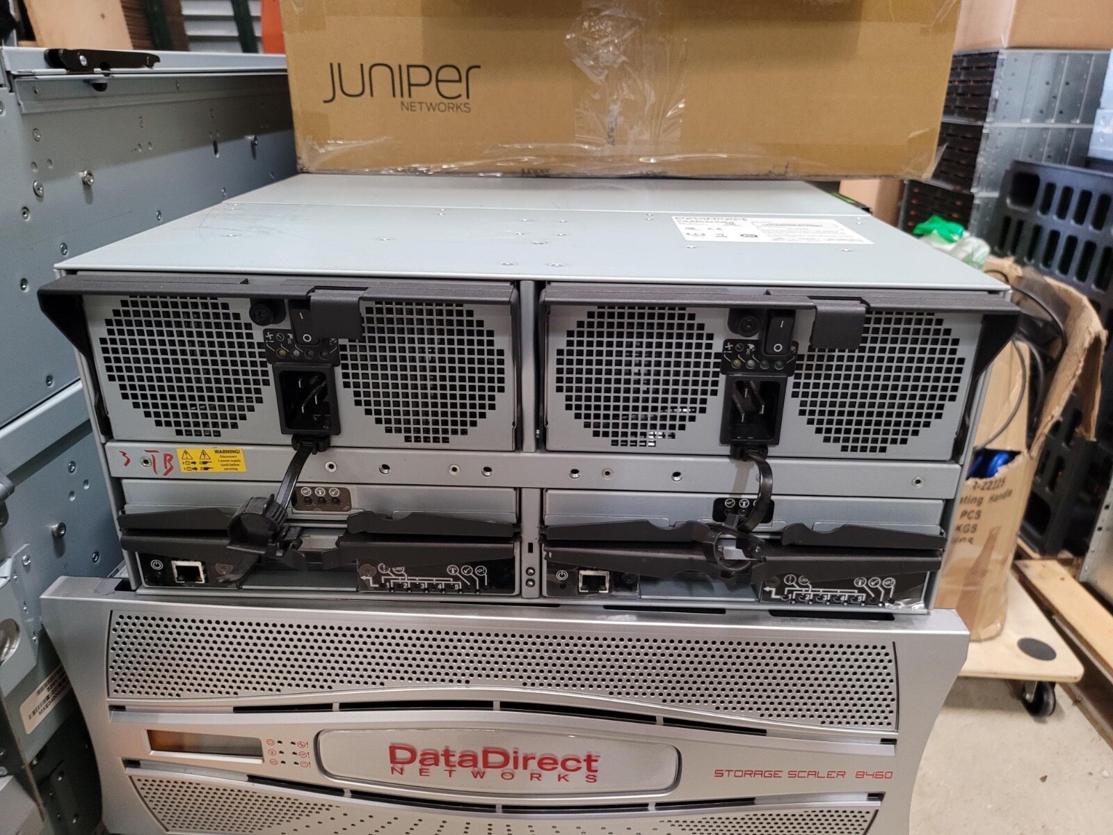 DATADIRECT 84 BAY JBOD STORAGE ARRAY MODEL: SS8460 WITH 84 x 3TB SAS ...