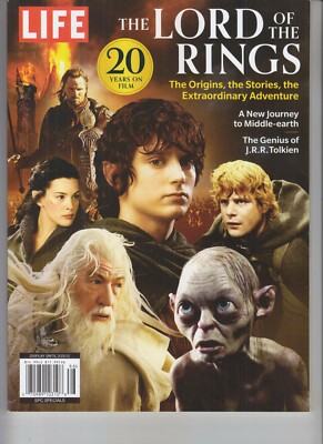 20 YEARS THE LORD OF THE RINGS LIFE MAGAZINE 2021 ELIJAH WOOD VIGGO ...